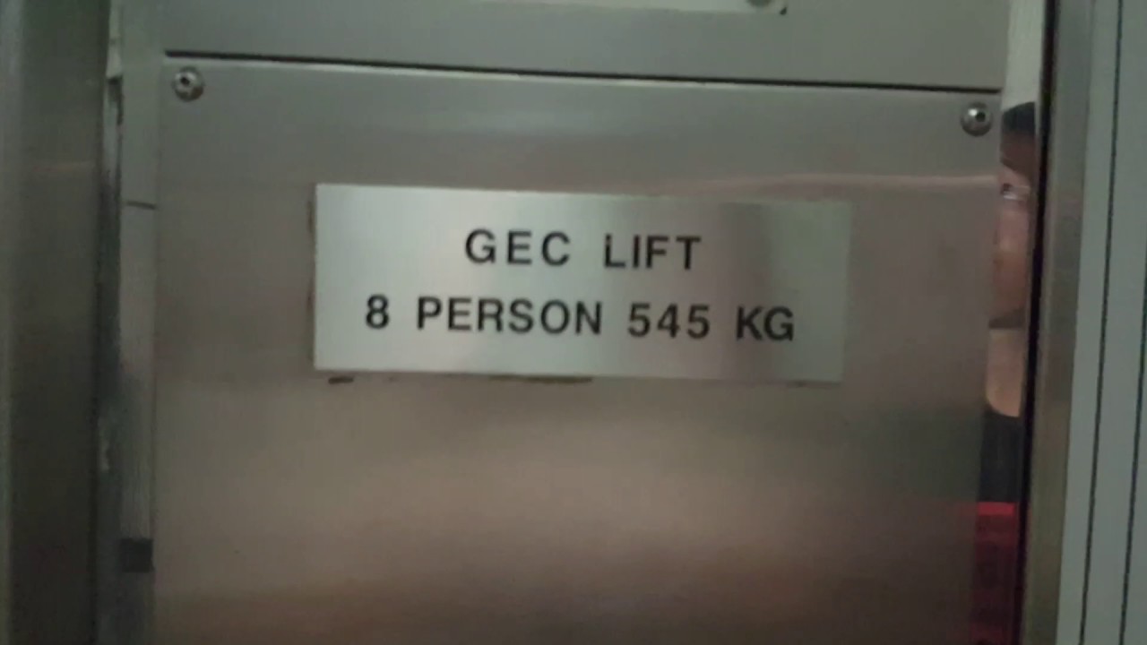 Marine Parade Blk 66 GEC Traction elevator (Lift B) - YouTube