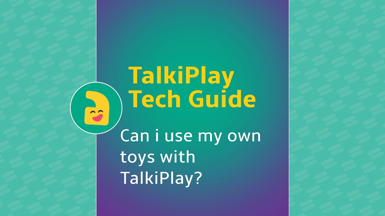 Can i use my own toys with TalkiPlay? - YouTube