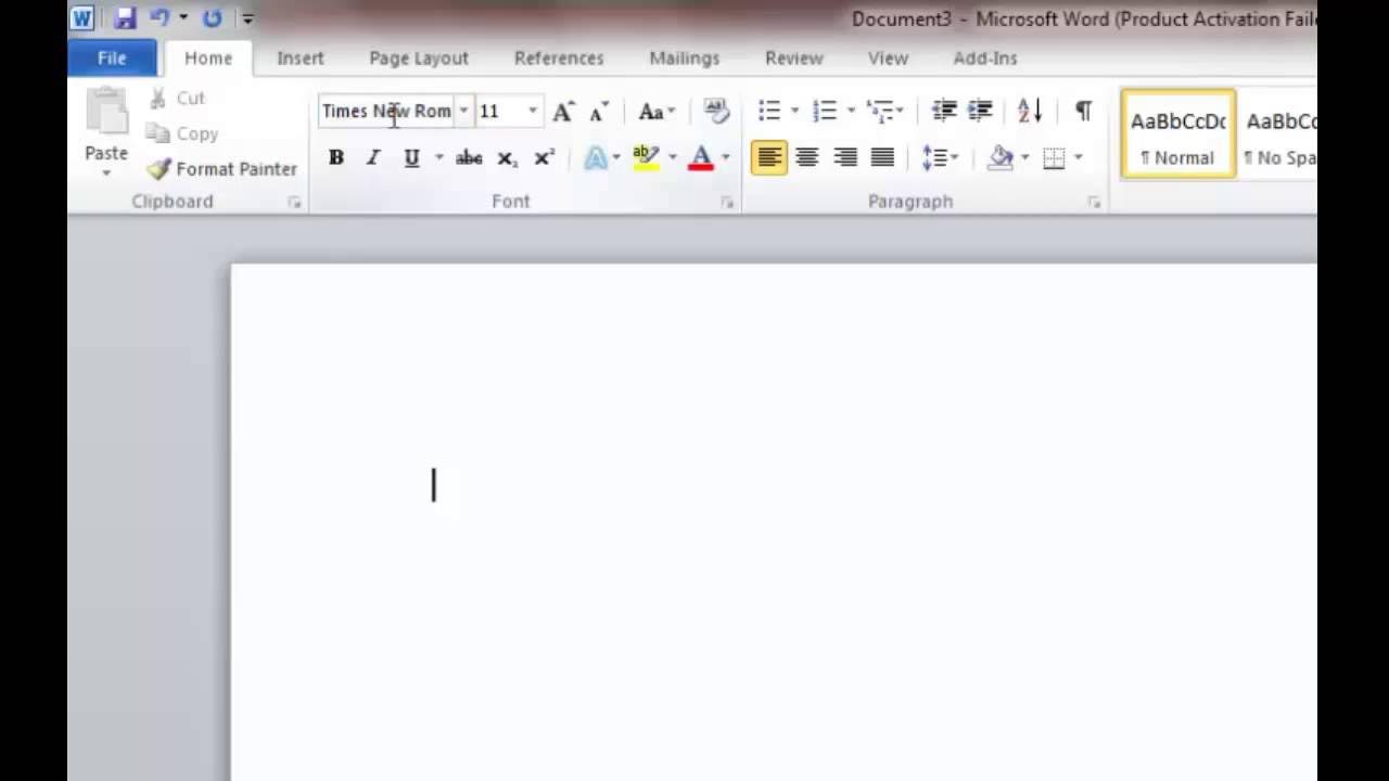 How to Format the MLA Essay in MS Word 2010 - Choosing Font and Font ...