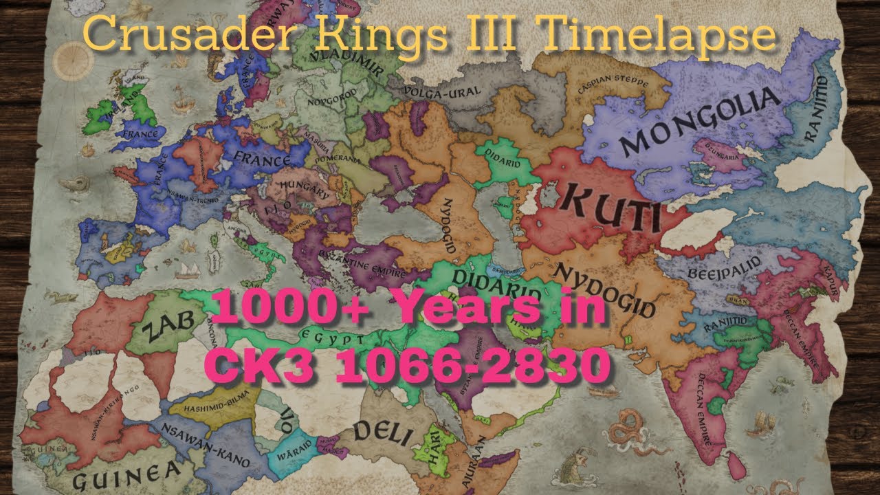 1764 Years in CK3 1066-2830 | Crusader Kings 3 Timelapse - YouTube