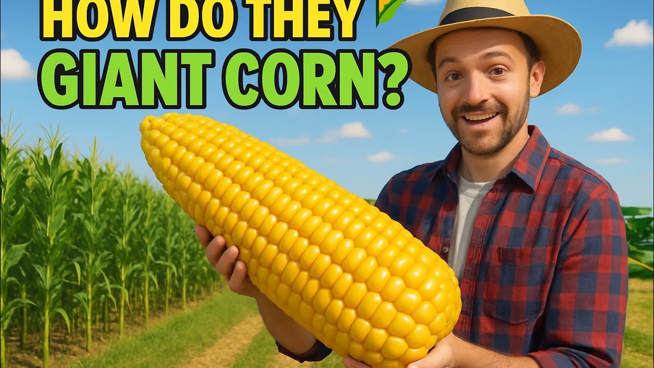 How do they grow giant corn 🌽🌽🌽 - YouTube
