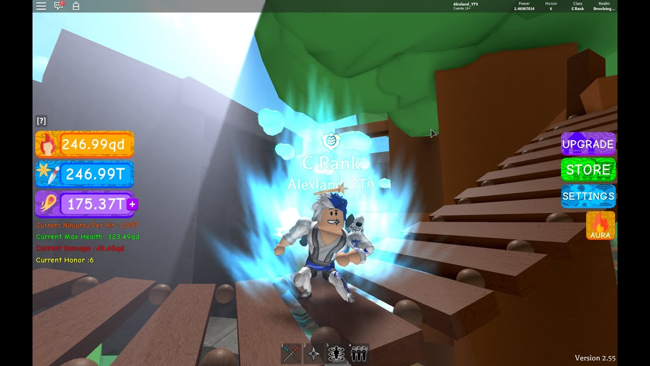 sitios secretos en roblox (op ninja simulator) - YouTube