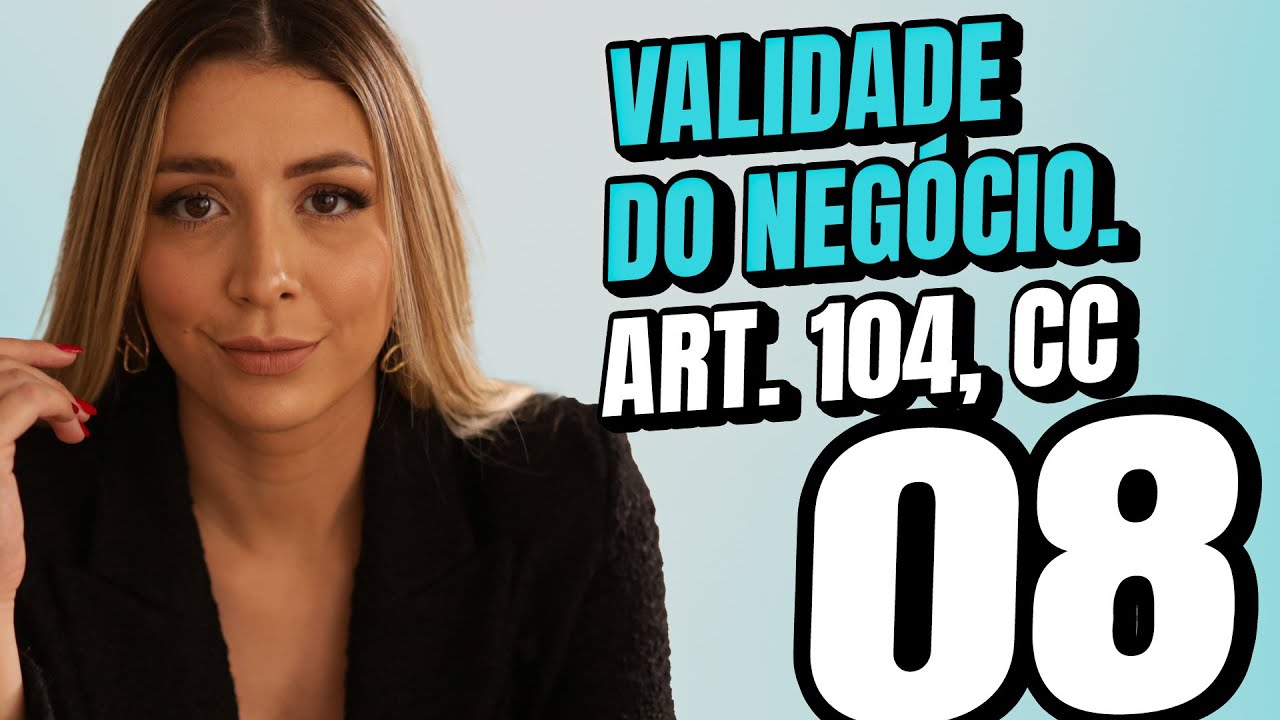 VALIDADE DO NEGÓCIO JURÍDICO - YouTube
