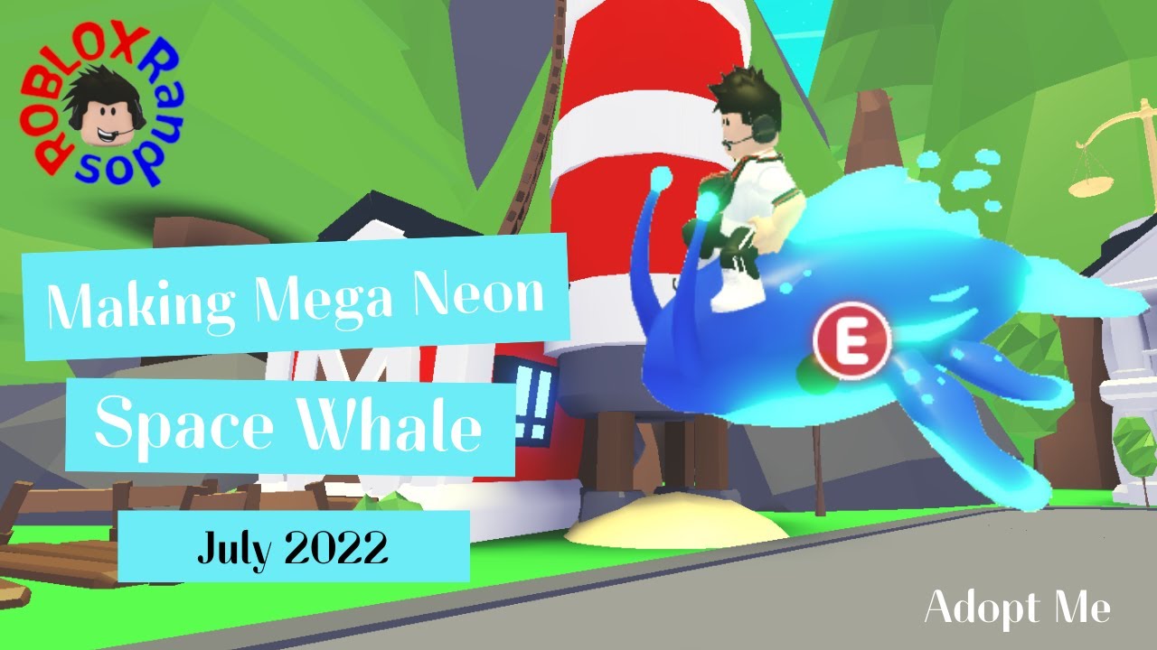 Making MEGA NEON SPACE WHALE in Adopt me Roblox! - YouTube