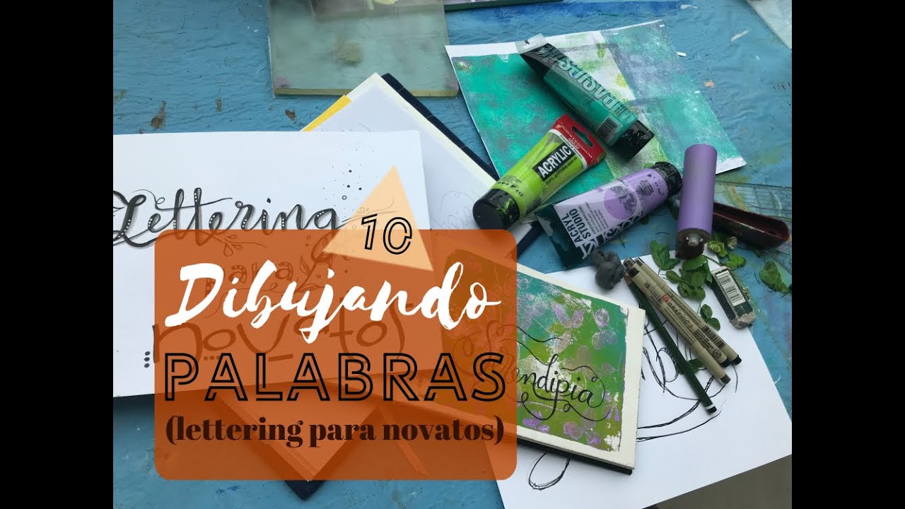Lettering. Dibujando palabras. Pág. 10 - YouTube