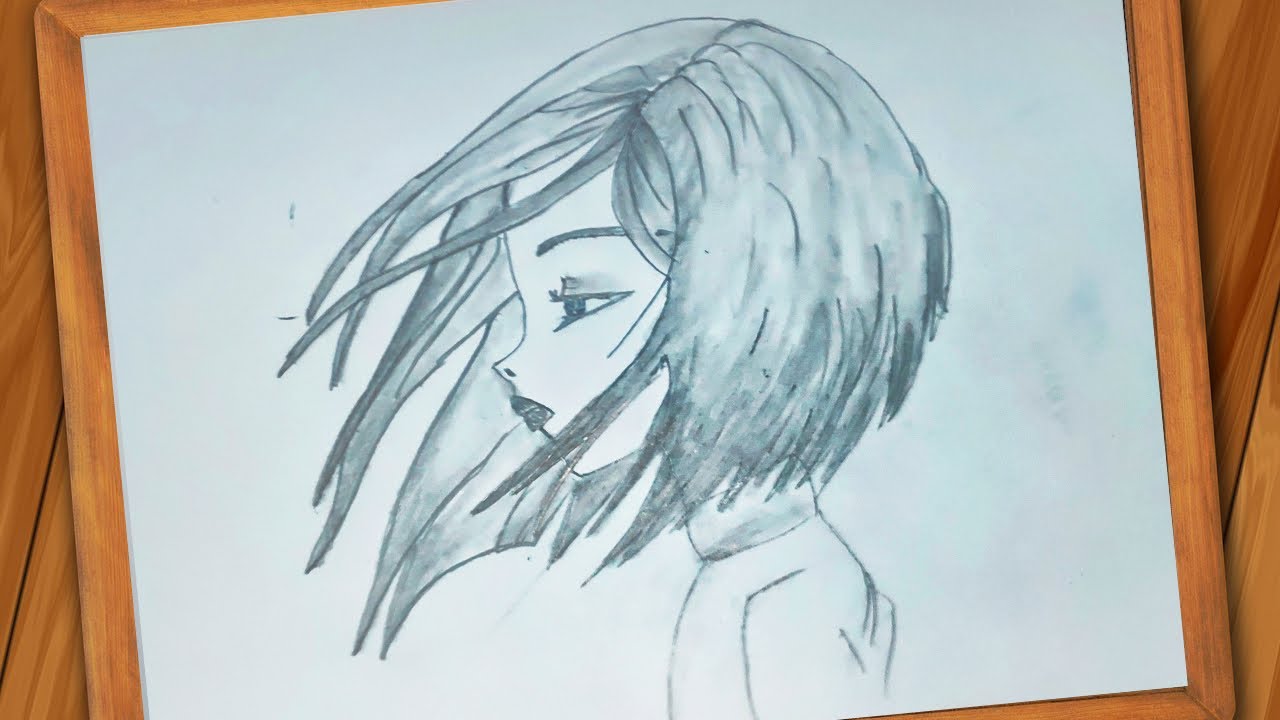 Sad Face Drawing || How to Draw Girl for beginners || Step by Step ...