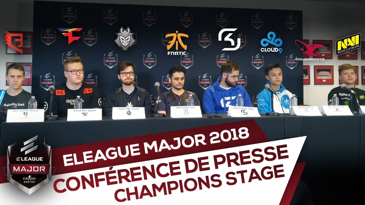 Conférence de presse : Legends Stage - ELEAGUE Major Boston 2018 - YouTube