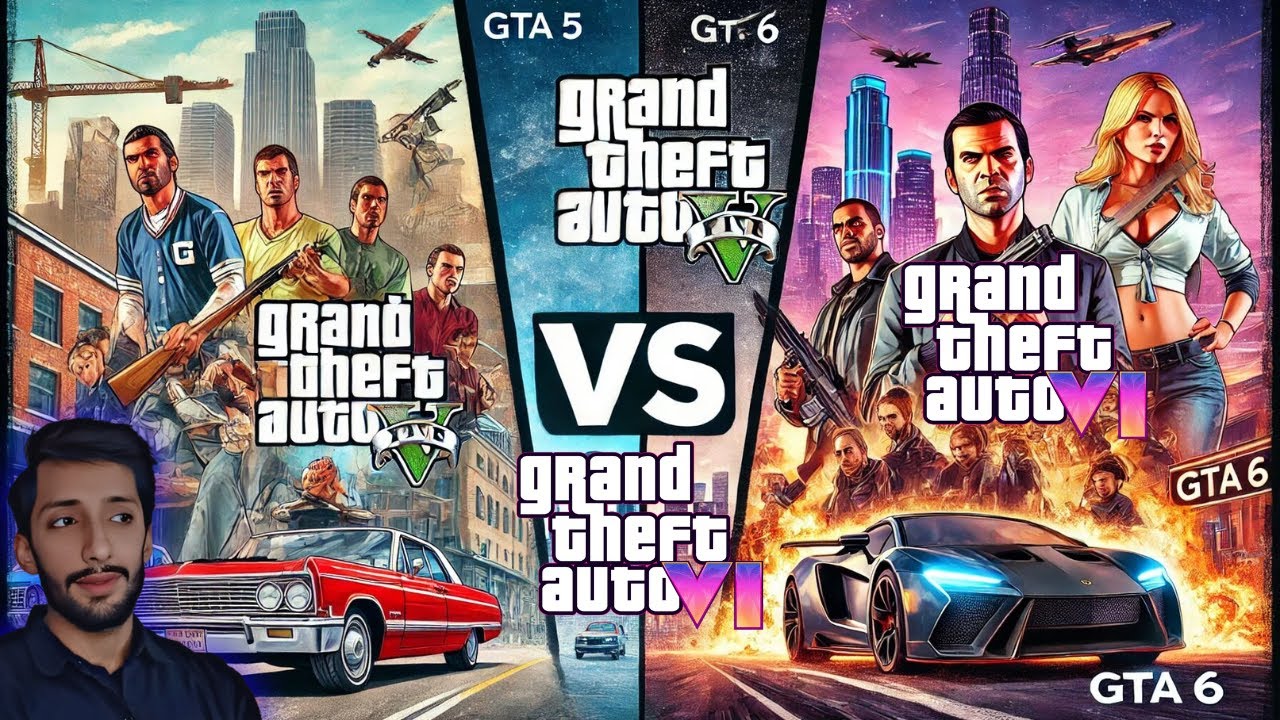 GTA 6 vs GTA 5: Graphics, Features & Map Comparison! - YouTube