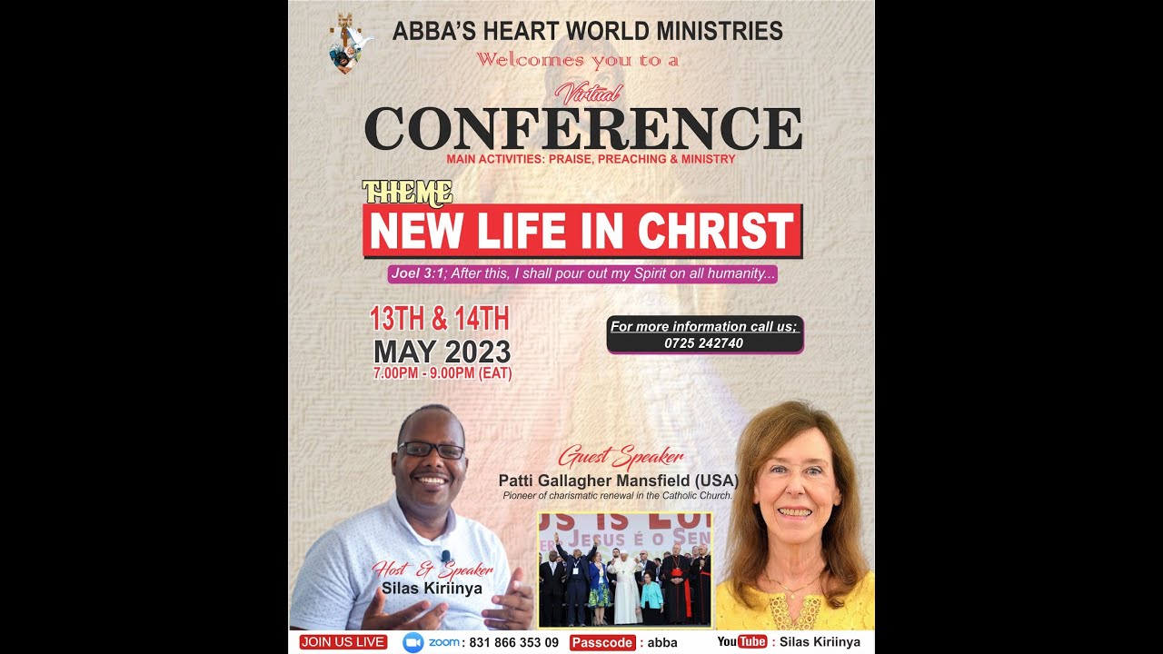Abba's Heart World ministries: New Life in Christ Virtual Conference ...