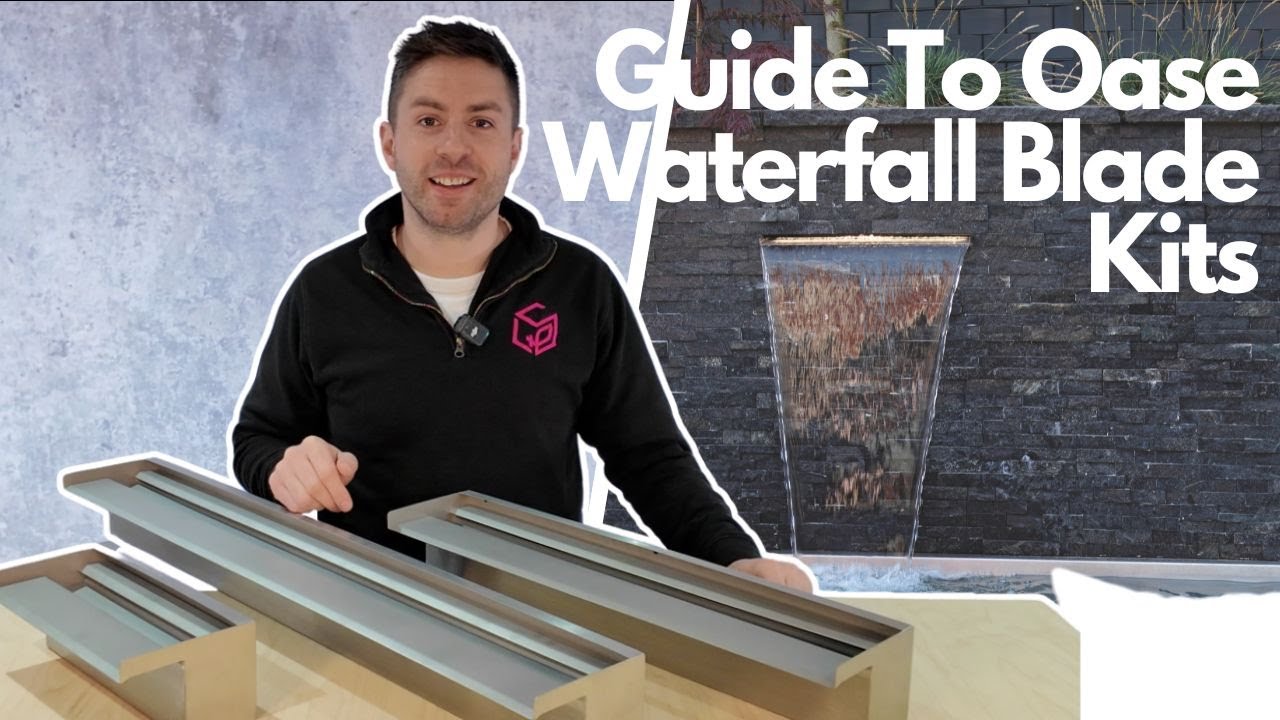 Guide To Oase Waterfall Blade Kit - YouTube