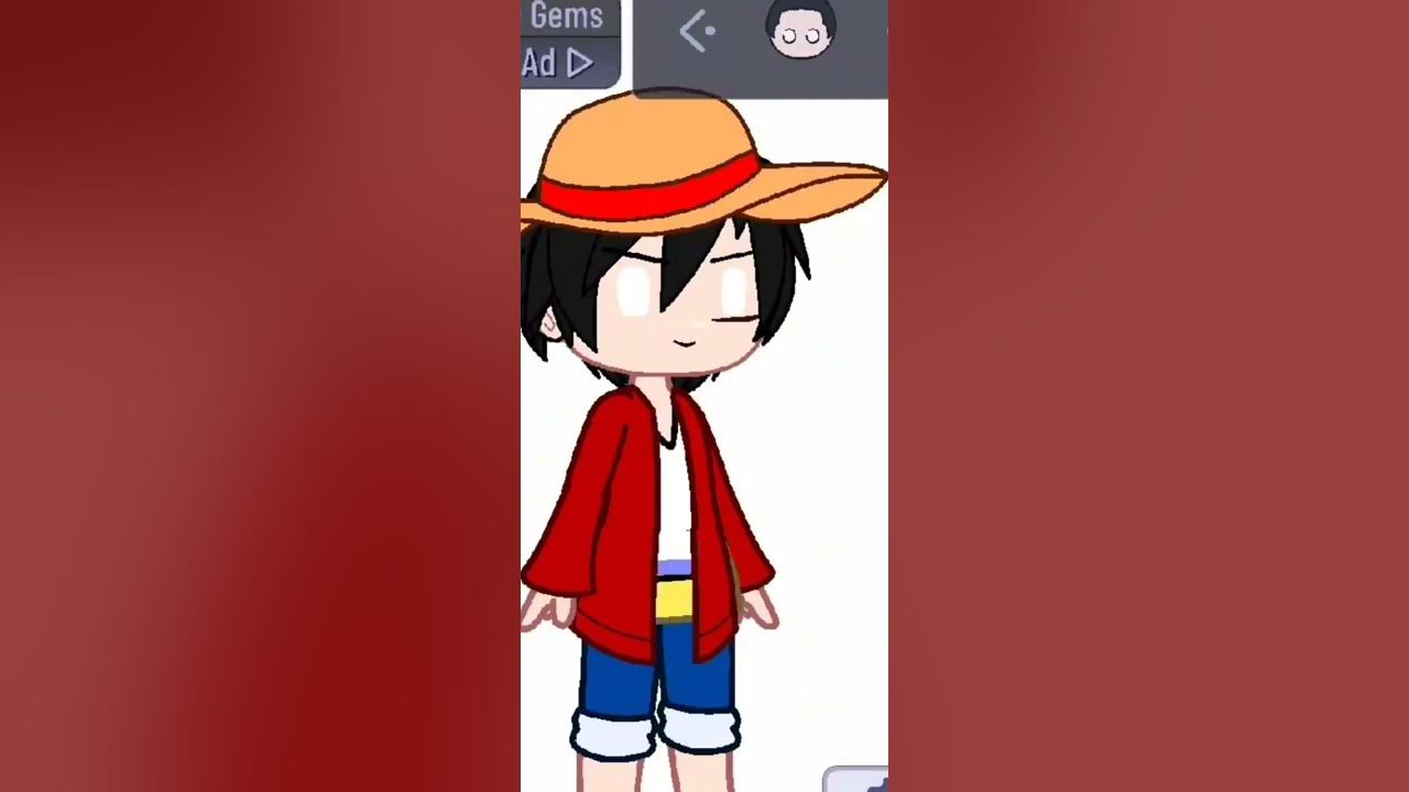 Luffy Gacha Club Shoutout In Desc Give Credit If You Use Design Youtube
