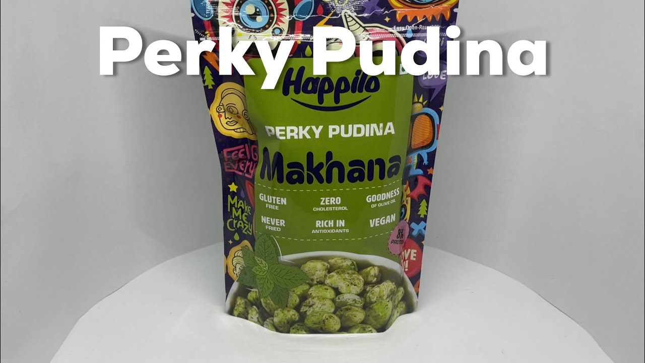 Happilo Makhana Perky Pudina - YouTube