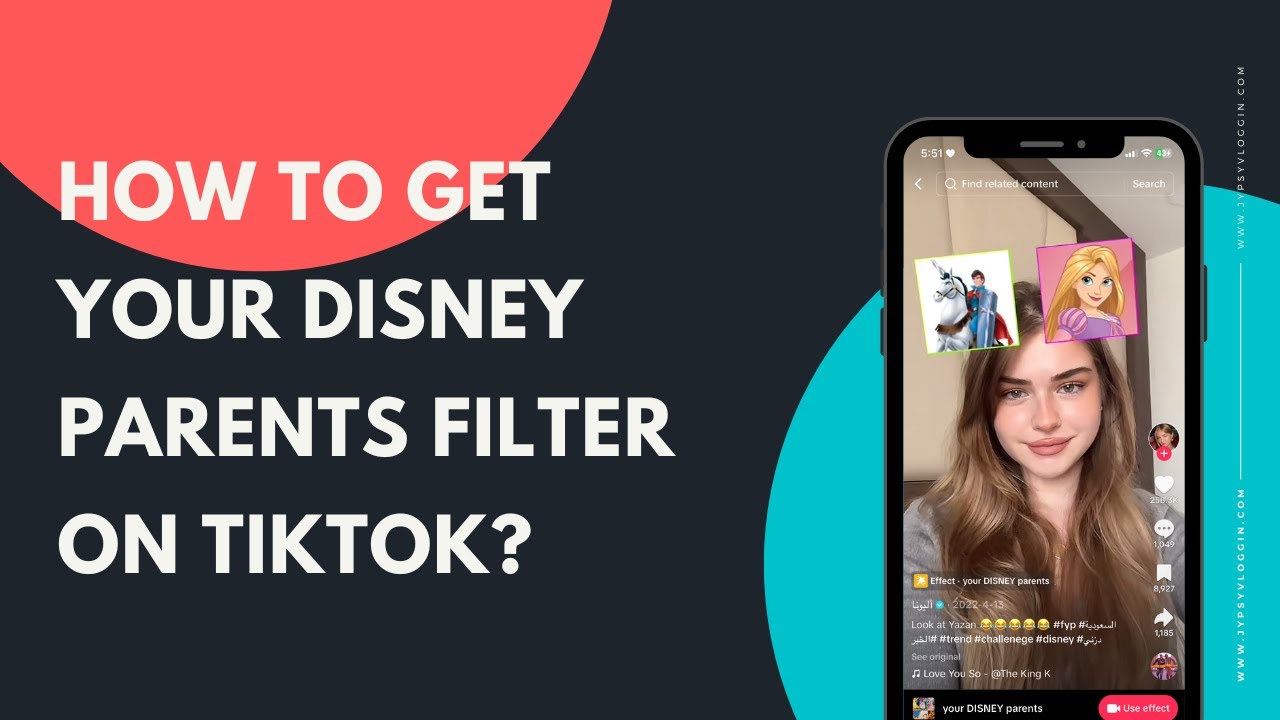 How to get the Disney Parents filter on TikTok - YouTube