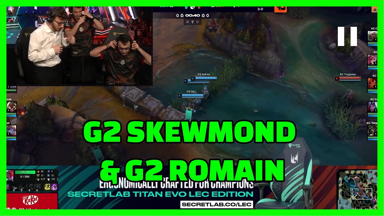 G2 Skewmond & Romain Bigeard donnent leurs ressentis sur le LEC - YouTube