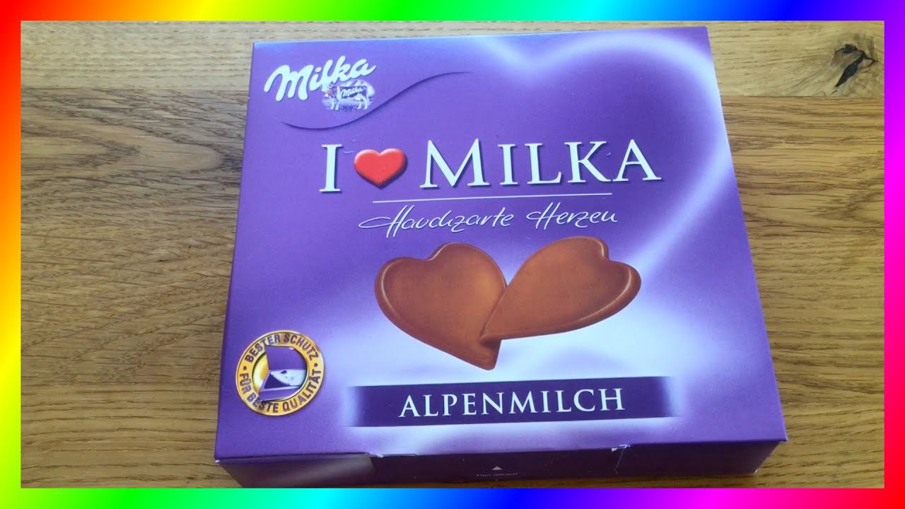 I ♡ Milka Chocolate Hearts - YouTube