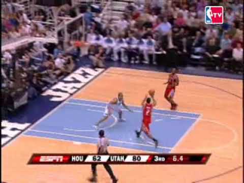Houston @ Utah Game 4 Playoffs 2007 highlights - YouTube