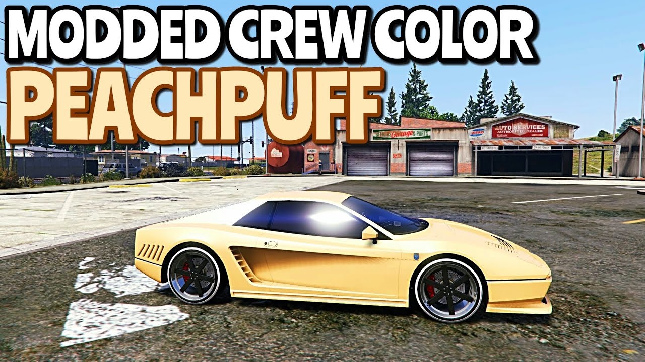 GTA 5 ONLINE - 💥 UNIQUE MODDED CREW COLOR PAINT JOB | THE SECRET TO ...