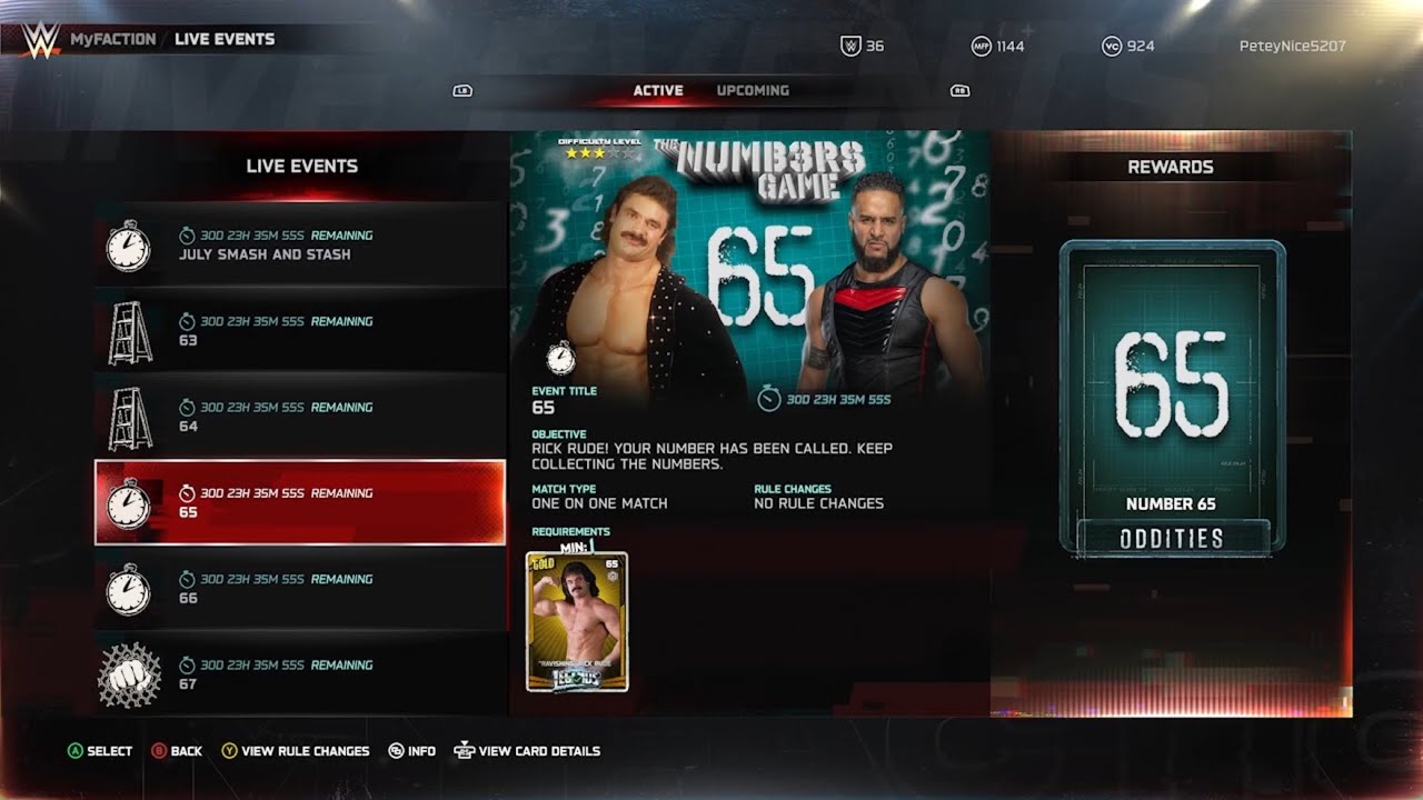 WWE 2K25: Rick Rude Vs Tama Tonga - YouTube