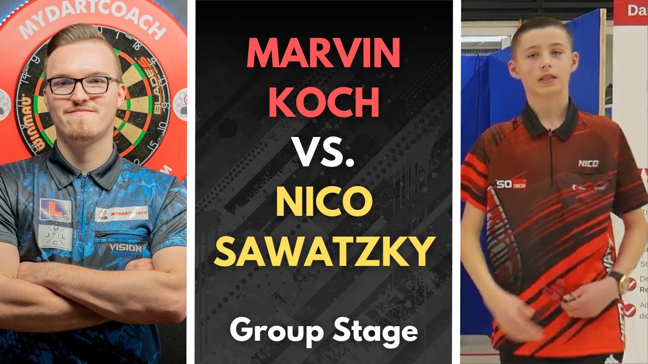 MARVIN KOCH vs NICO SAWATZKY | MyDartCoach Championship 2023 | Group Stage - YouTube