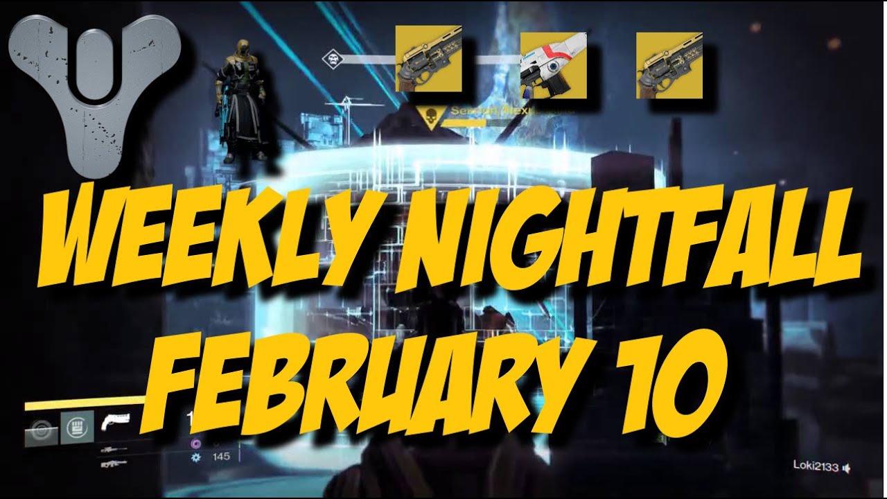 Destiny - Weekly Nightfall Strike - February 10 2015 - YouTube