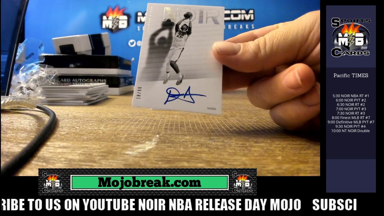 2018-19 NOIR NBA 4 BOX CASE #3 - YouTube