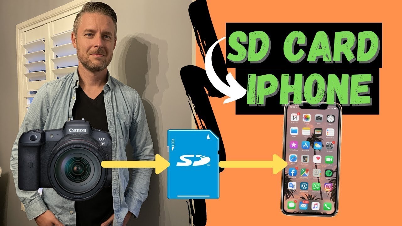 SD Card TRANSFER Photos & Videos to iPhone! [step by step guide] - YouTube