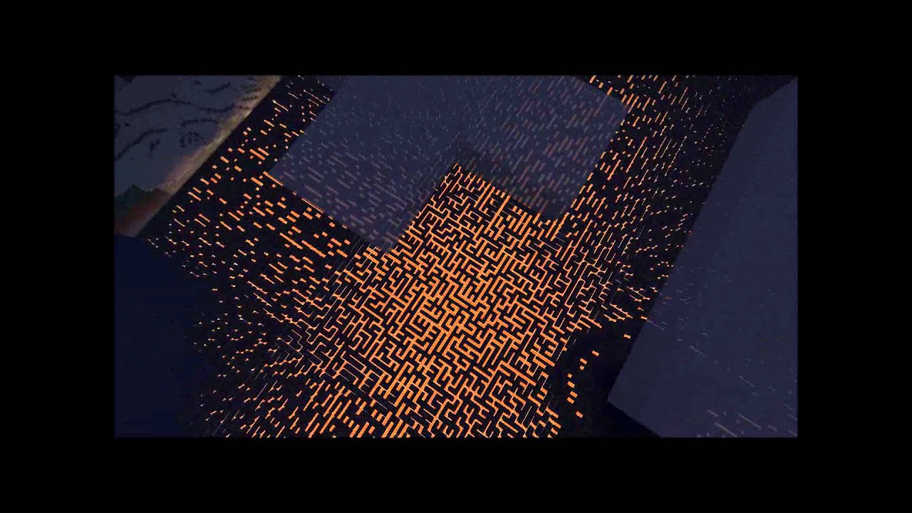 Biggest maze in minecraft - YouTube