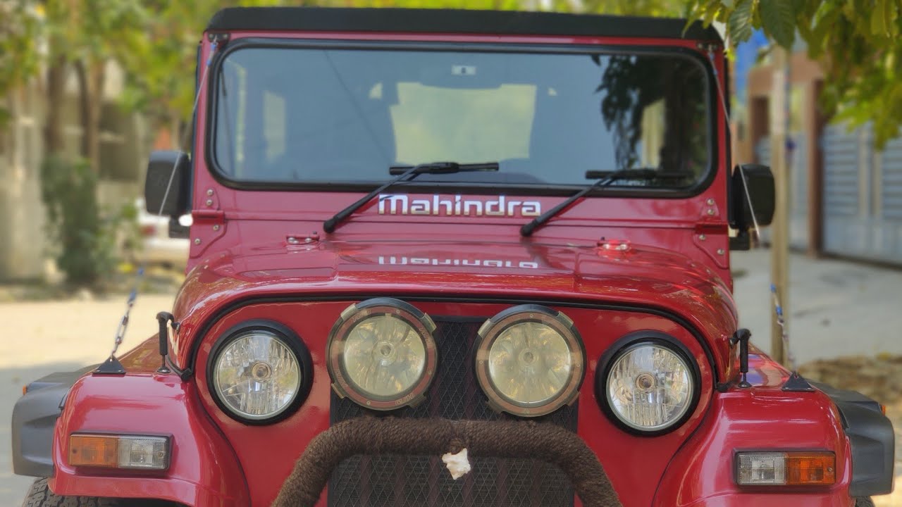 2017 #MahindraThar 4X4 CRDE Engine with Offroad Bumper Alloys ...