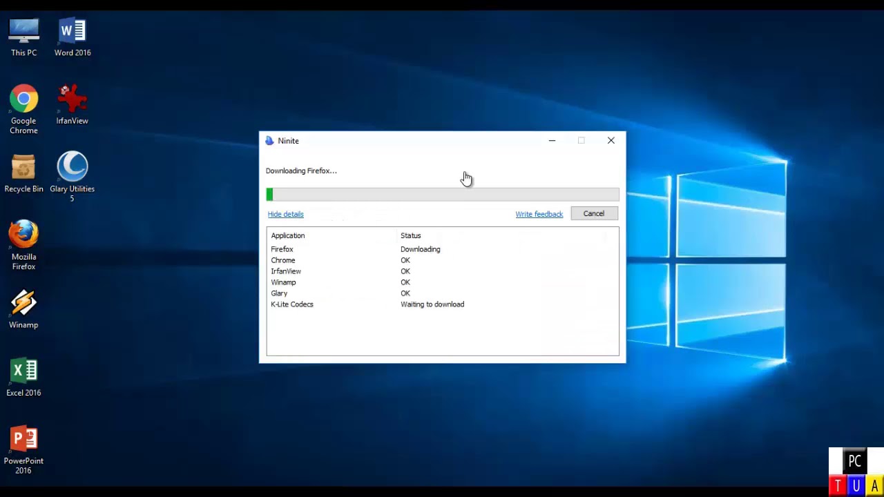 Cara Mudah Install firefox, adobe, winamp, K-lite, office 2016, chrome ...