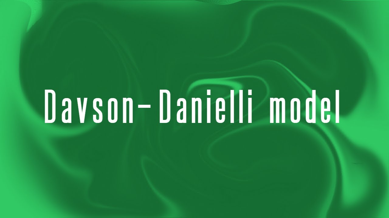 Davidson-Danielli model | topic 1.3 - YouTube