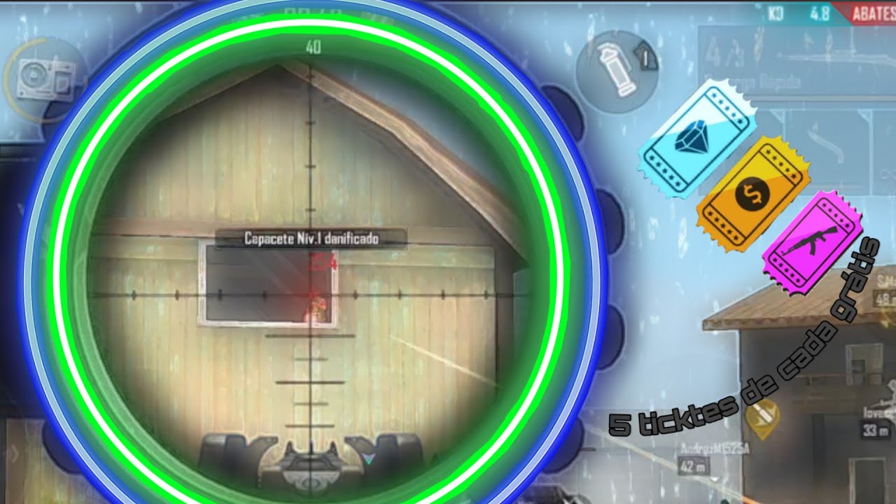 Jogando o novo modo mata-mata em equipe (emote grátis e 5 ticktes ...