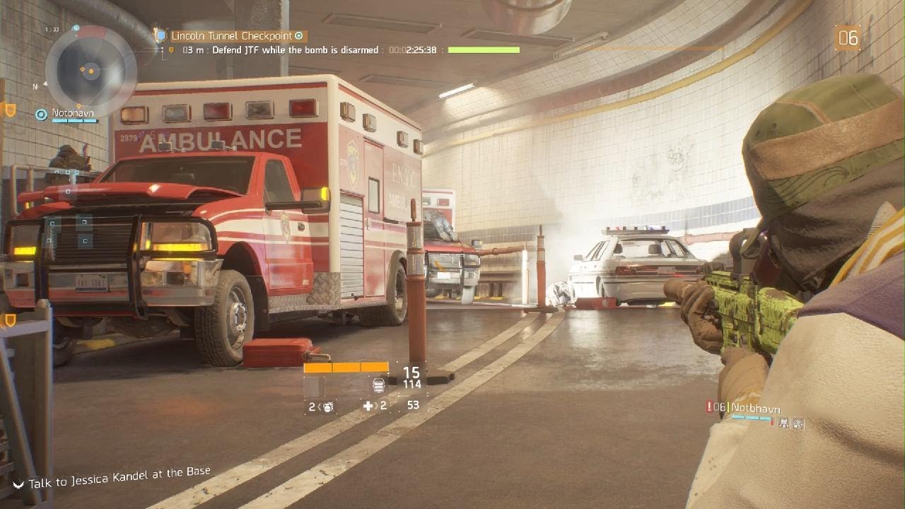 Tom Clancy's The Division Lincoln Tunnel Checkpoint - YouTube
