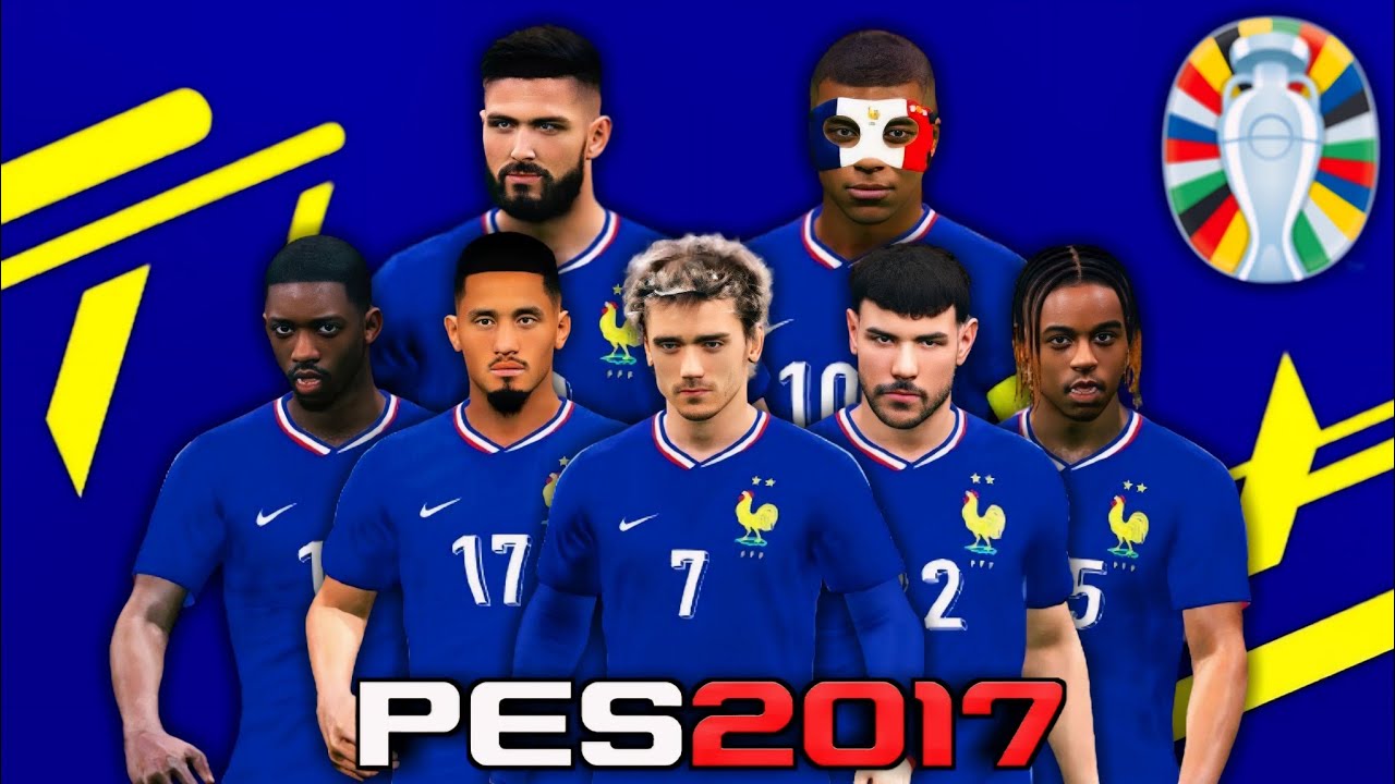 FACEPACK FRANCE EURO 2024 NEW UPDATE FOR PES 2017 COMPATIBLE WITH ALL ...