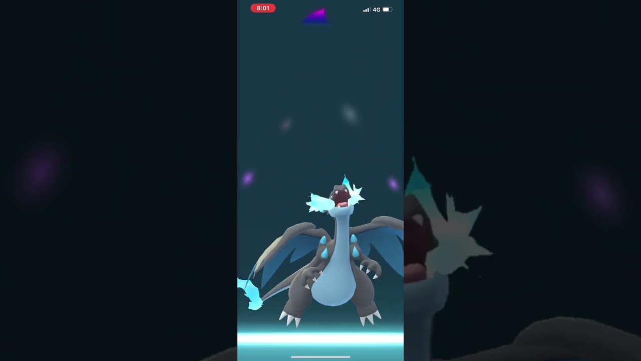 Pokemon Go Mega Evolving Charizard into Mega Charizard X - YouTube