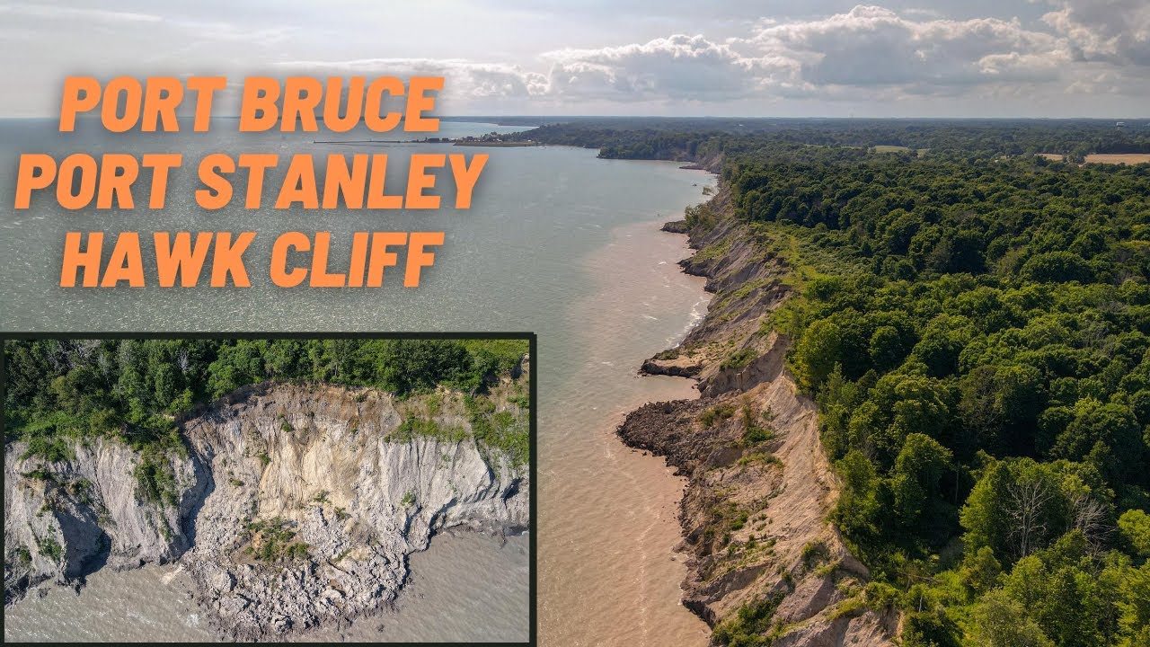 Port Bruce, Hawk Cliff & Port Stanley (Lake Erie Shore & Cliffs) - YouTube