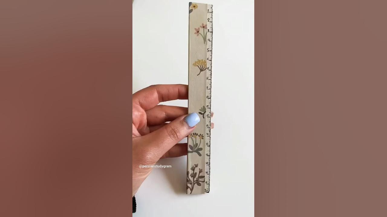 How to make ruler at home | DIY school supplies | school hacks | - YouTube