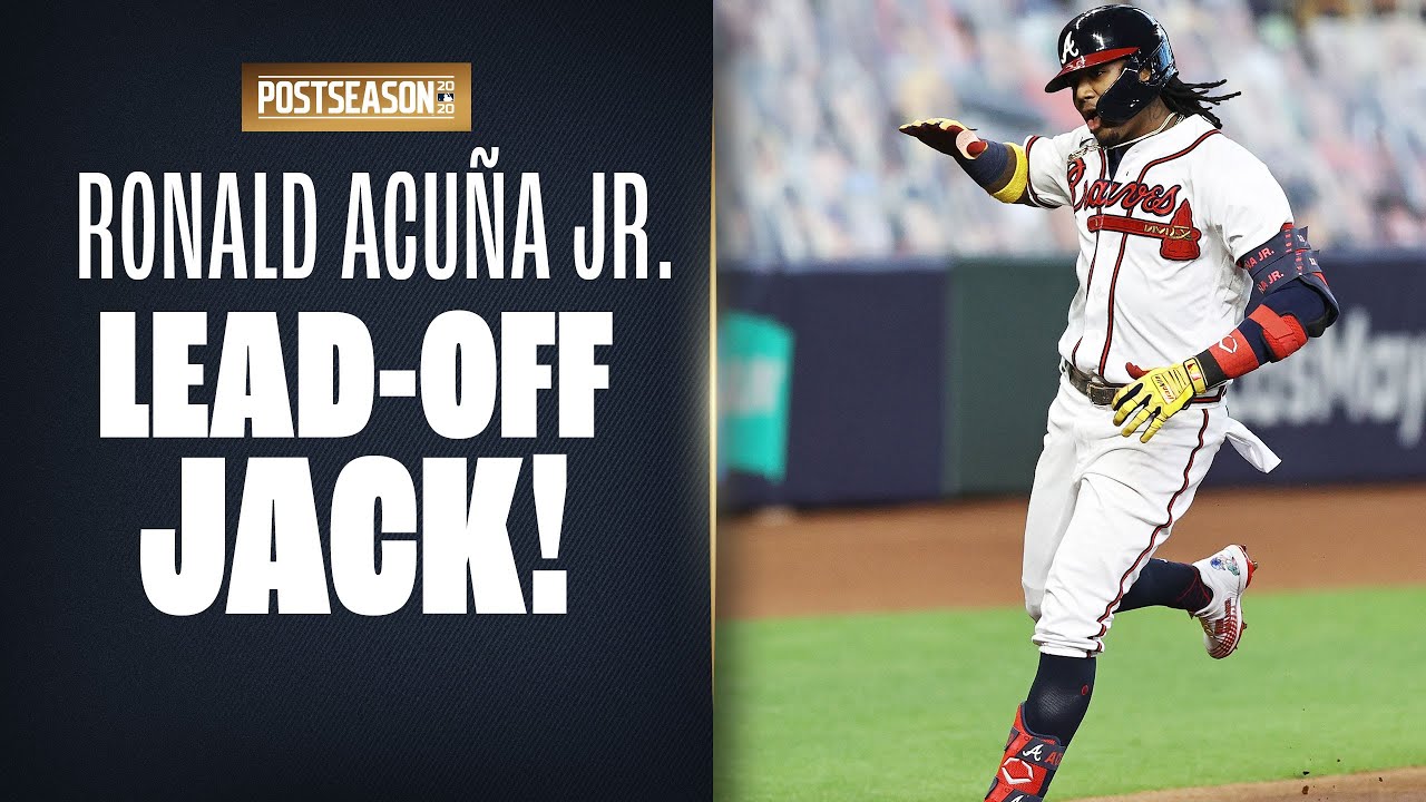 Ronald Acuña Jr. cranks LEAD-OFF homer to put Braves on board vs. Marlins! | MLB Highlights ...