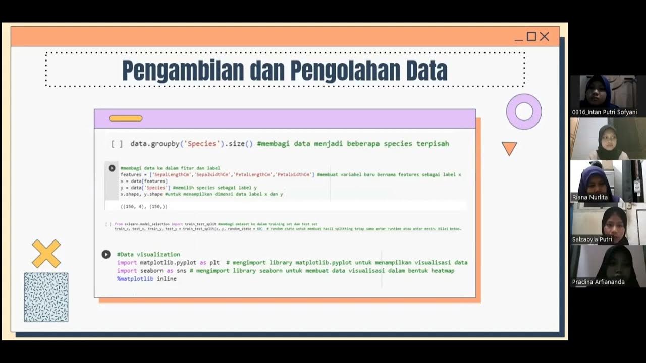 KELOMPOK 5 - "Menentukan Klasifikasi Bunga Iris dengan Metode Algoritma ...