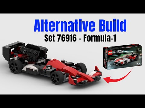 How to build 76916 Alternate Build Formula-1 Lego MOC Tutorial ...