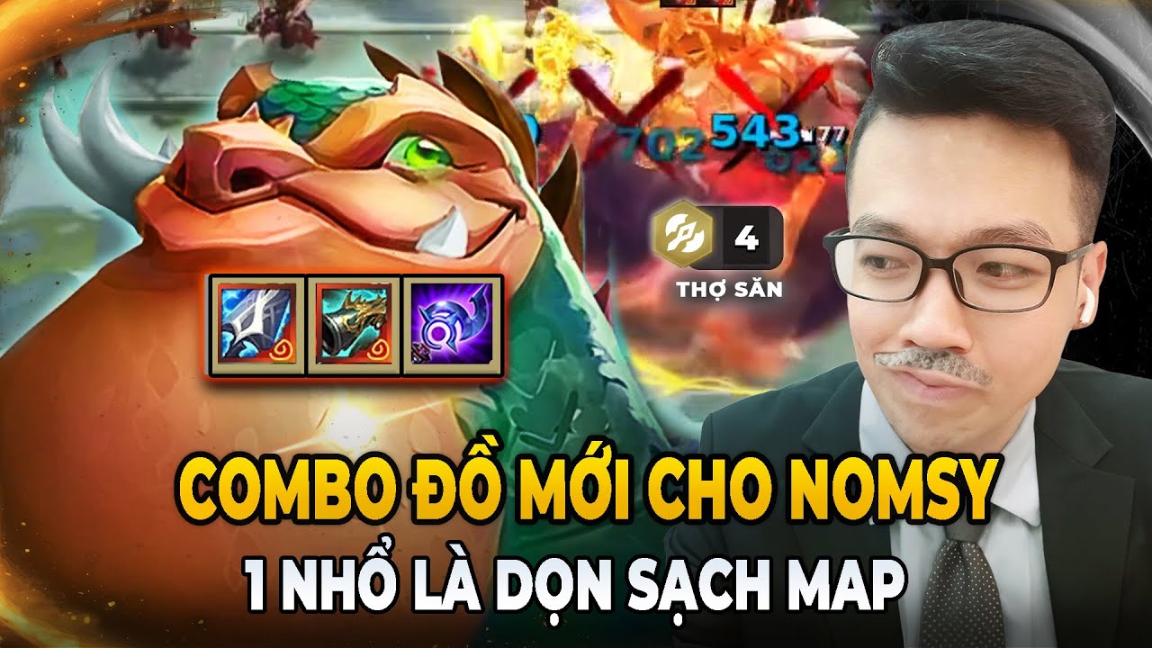 PHÁT HIỆN COMBO ĐỒ MỚI CHO NOMSY, 1 NHỔ DỌN SẠCH MAP | TRÂU TV - YouTube