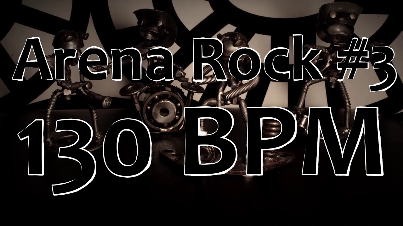 130 BPM - Arena Rock #3 - 4/4 Drum Beat - Drum Track - YouTube