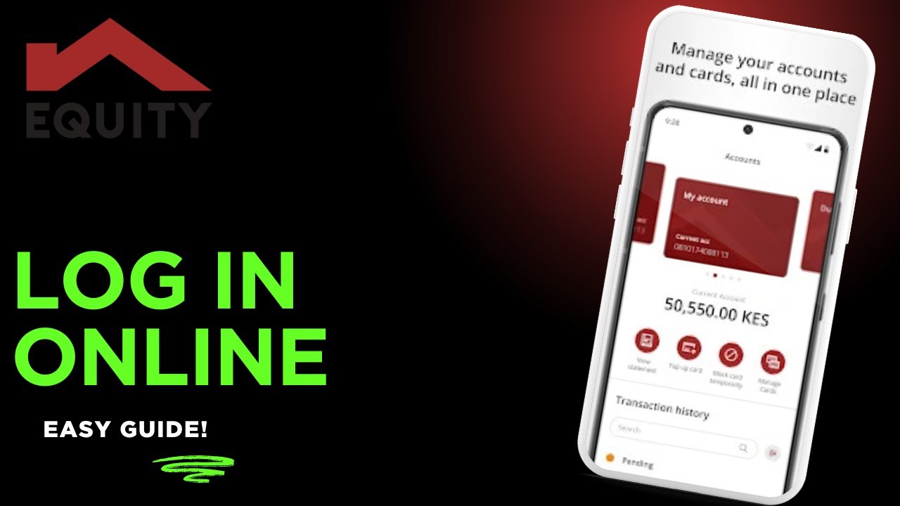 How to login to Equity Bank South Sudan Online Banking - YouTube