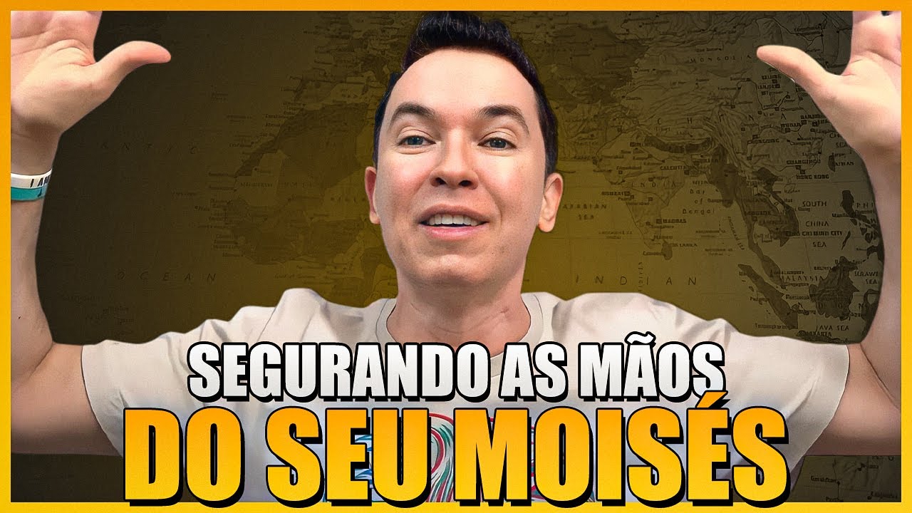 Segurando as mãos do seu Moisés | Pr. Lucinho - YouTube