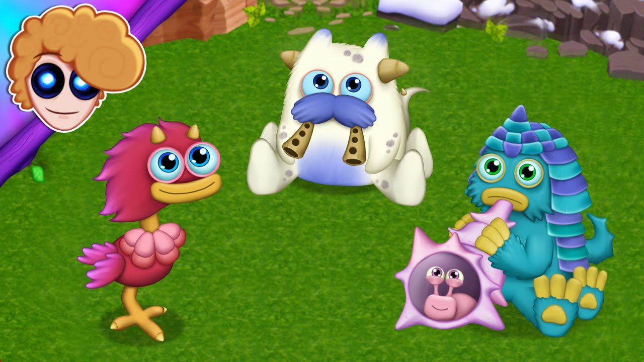 BABY MYTHICALS - My Singing Monsters DOF (Redesigns) - YouTube
