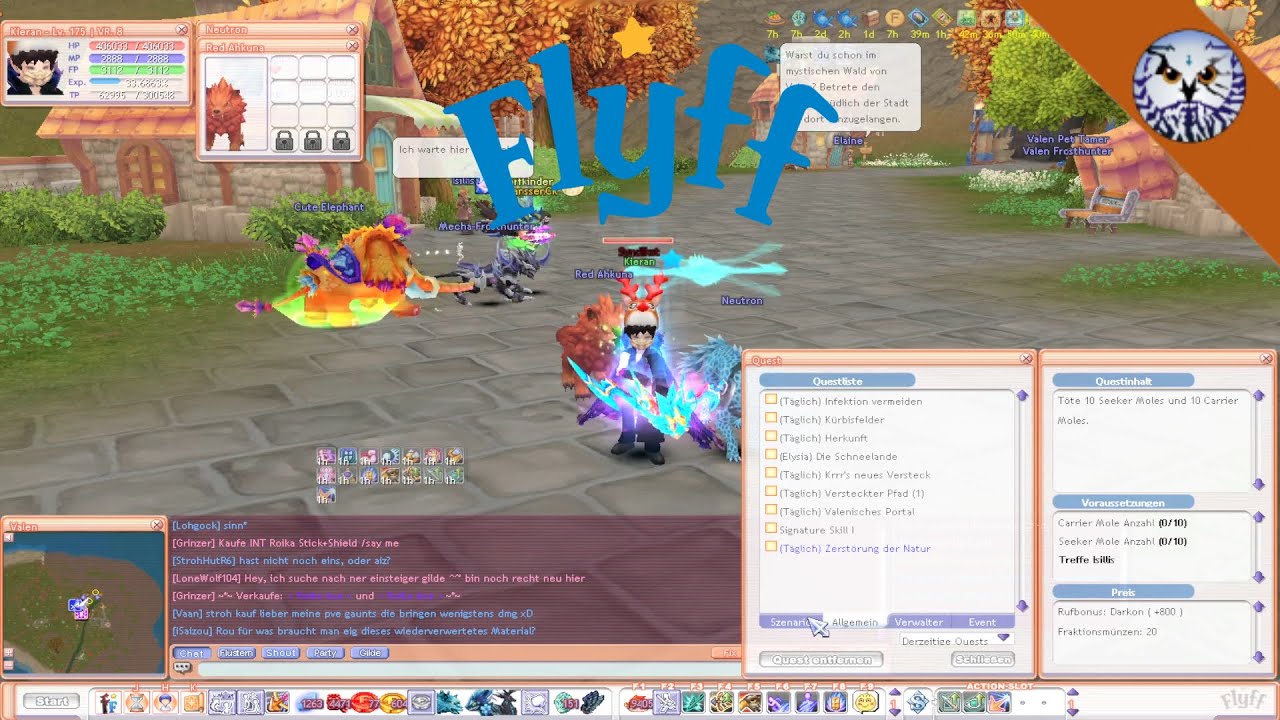 Forsaken Flyff Valen Daily Quest Volcano Dungeon Ignis - Fly For Fun ...