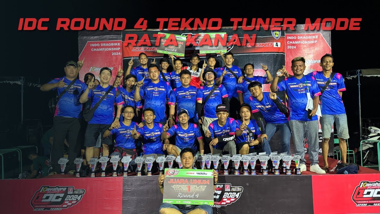 IDC ROUND 4 TEKNO TUNER MODE RATA KANAN‼️ JUARA UMUM 1 IDC 402M - YouTube