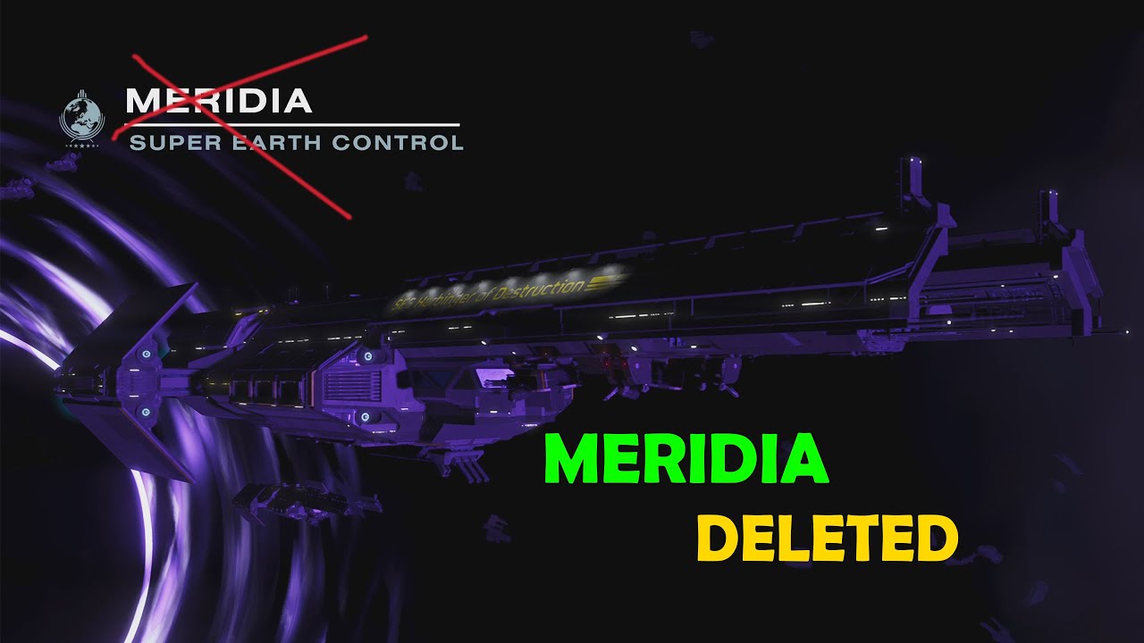 Helldivers 2 - Meridia Deleted, Initiating FTL Jump To Super Earth ...