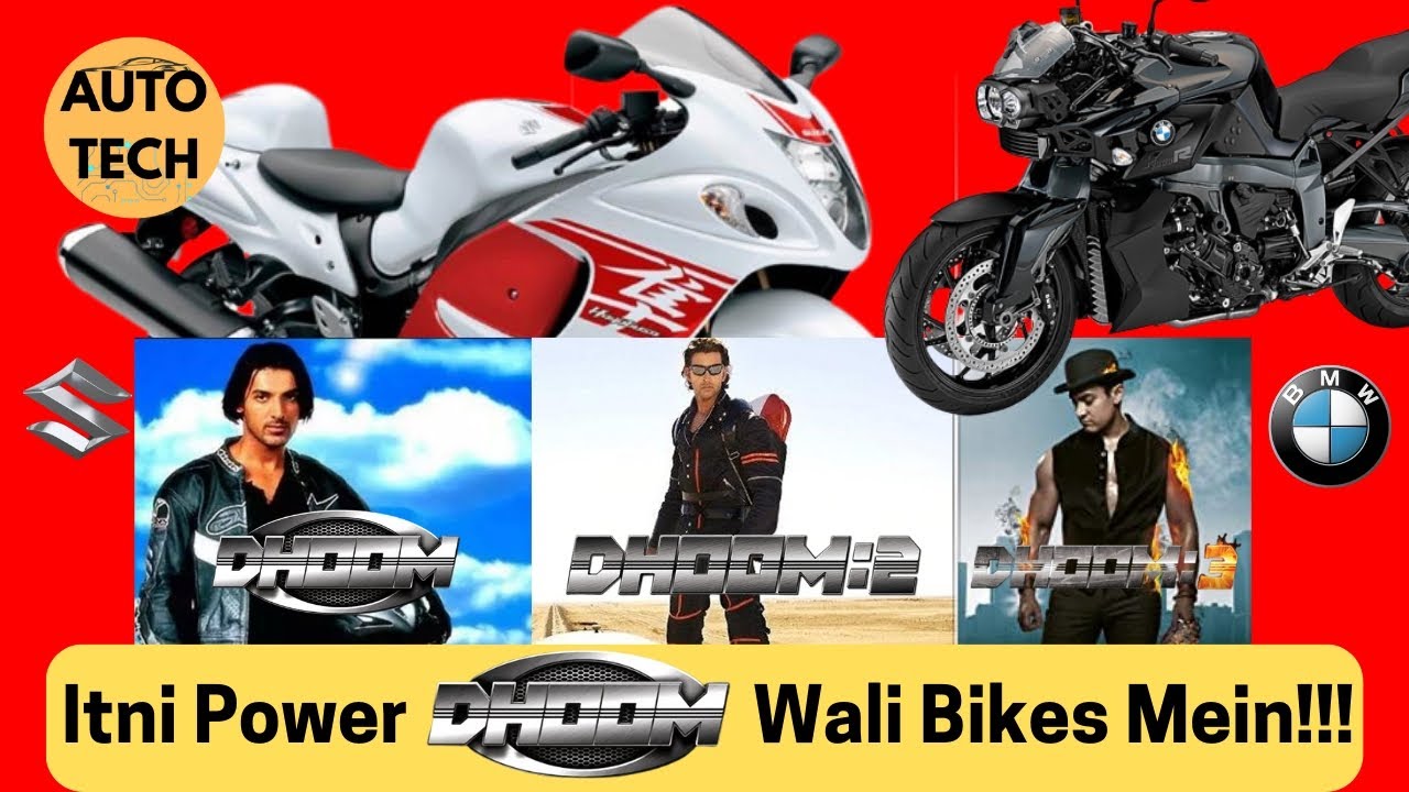 All Super Bikes featured in DHOOM movie series | Dhoom movie Bikes ...