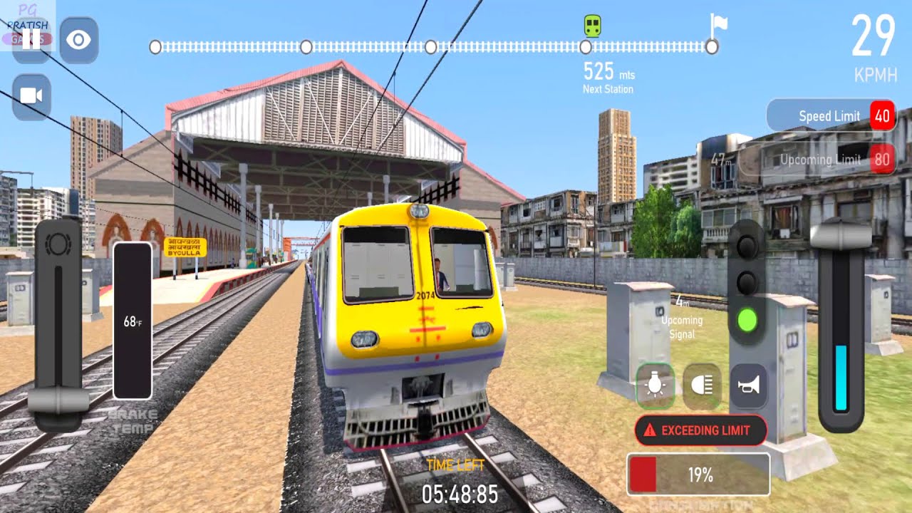 Indian Local Train Simulator Android Gameplay | Mumbai Local Train Game ...