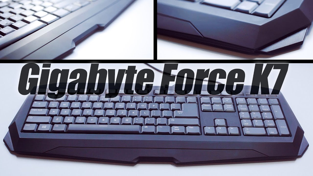 Gigabyte Force K7 Gaming Keyboard Review - YouTube